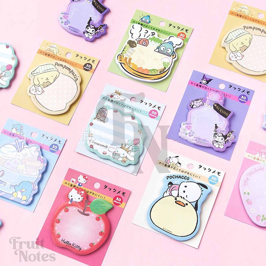 SN250 30 sheets Sanrio Character Sticky Notes | Shopee Philippines