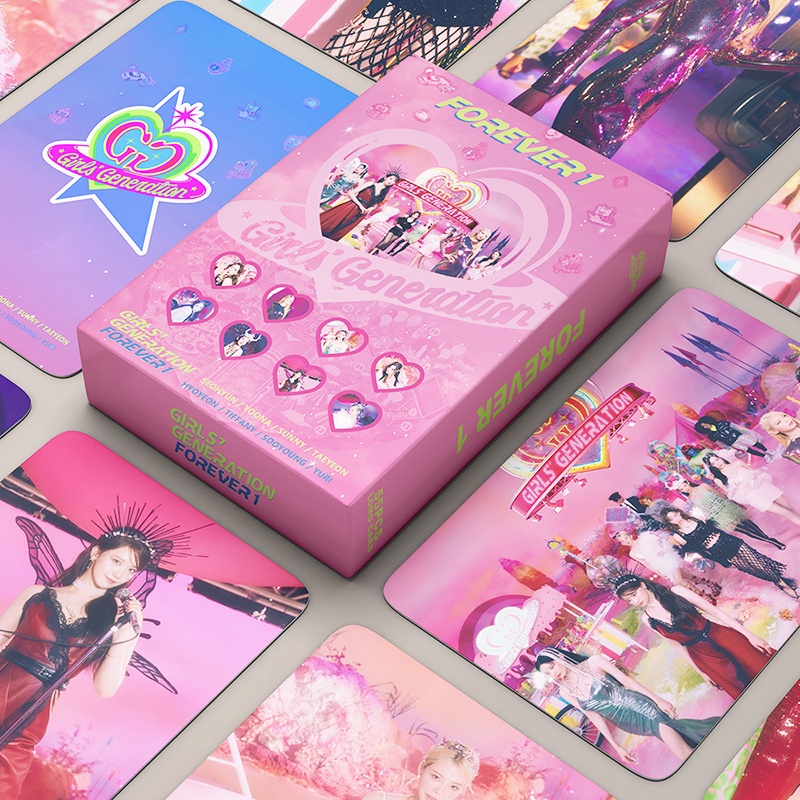 55pcs/box Girls' Generation Photocards FOREVER 1 LOMO Card 2022 New ...