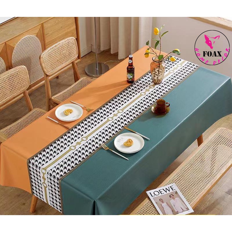 Mantel/Tablecloth Washable Waterproof and Oil-proof Tablecloth Home ...