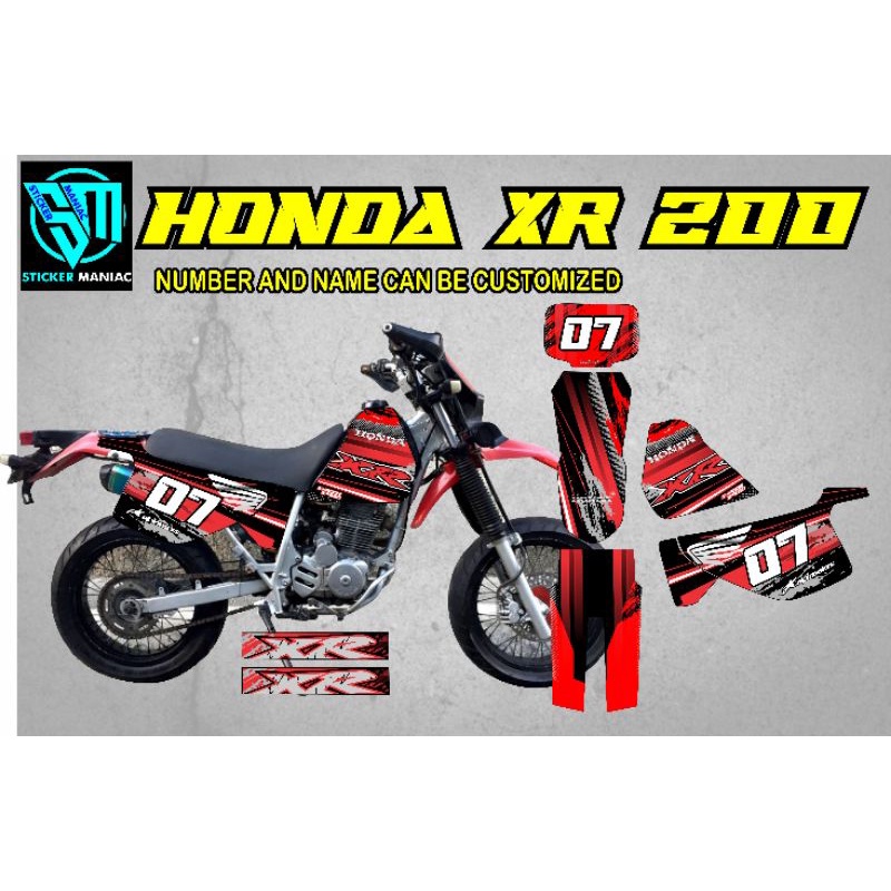 Honda XR 200 Full body decals | Shopee Philippines