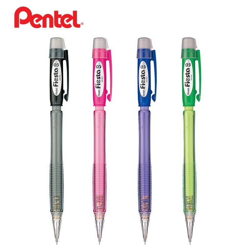 (KTS) Pentel Fiesta Mechanical Pencil AX105-A B C D Color Selectable ...