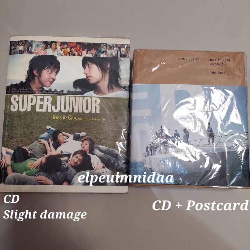 Super Junior Photobook Boys In City Korlic Photocard PC Album | Shopee ...