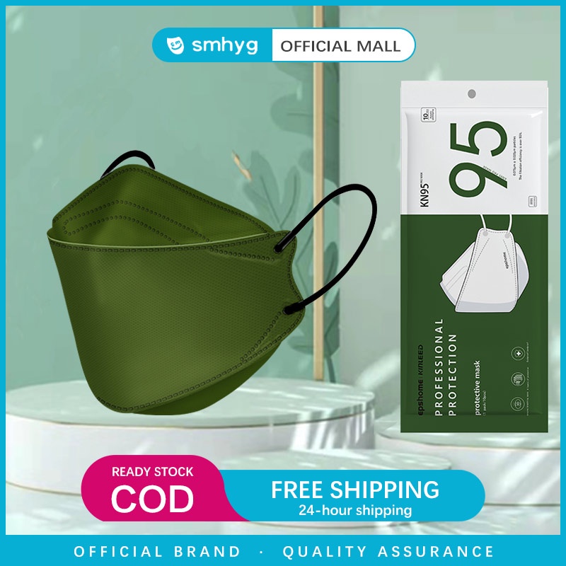 SMHYG 10pcs KF94 Face Mask Non-woven Protection Filter KN94 Anti Viral ...