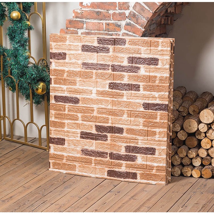 30pcs Realbricks 3D Foam Brick Wall Stickers with Realistic 3D Brick ...