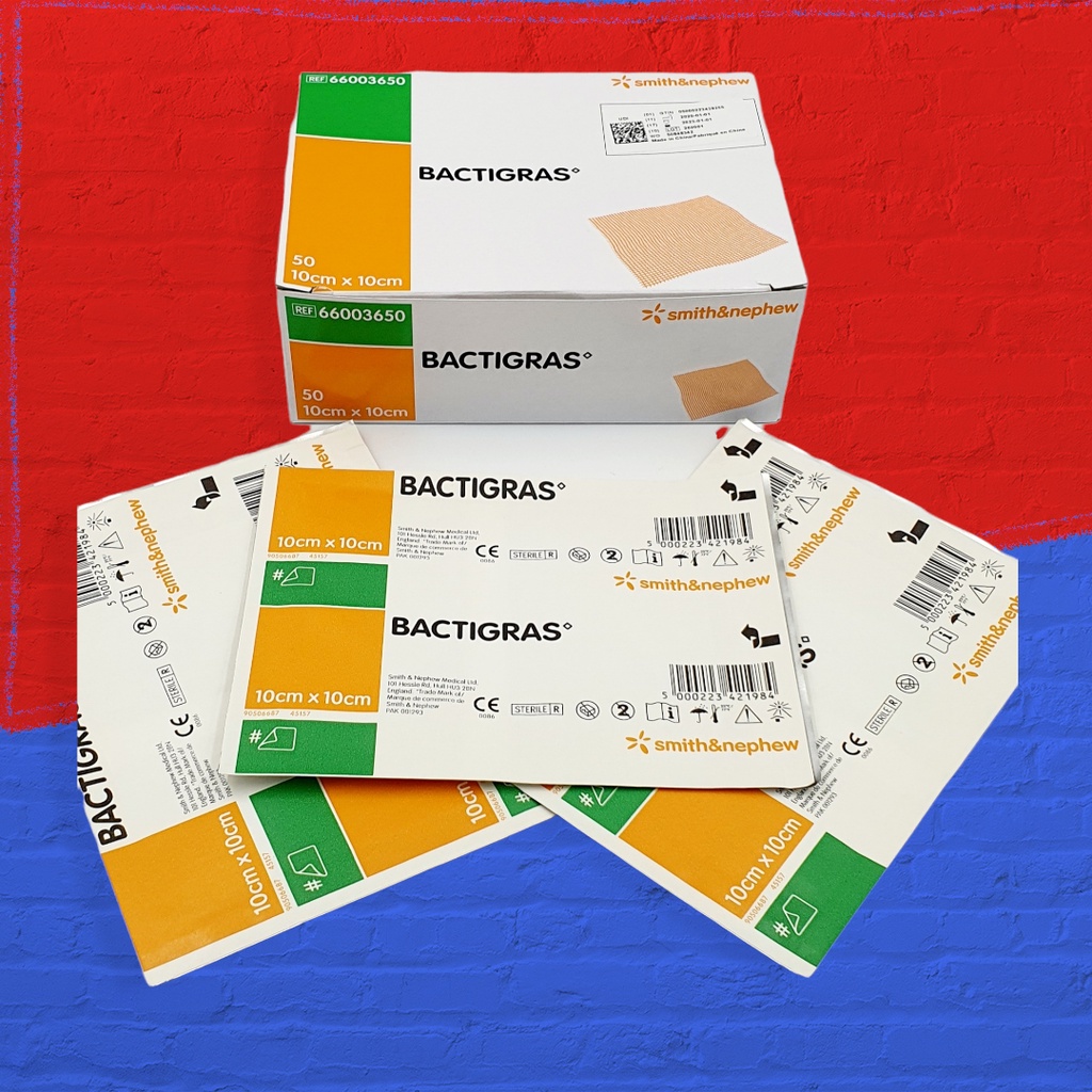 BACTIGRAS DRESSING Medicated Paraffin Gauze Dressing (sold per piece ...