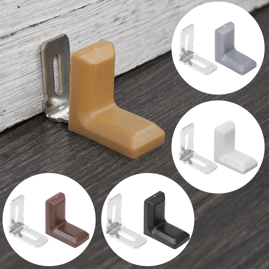 MKR 1Pc PVC ANGLE BRACKET WITH IRON INLET FRAME FURNITURE WARDROBE ...