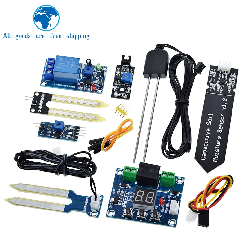 Capacitive Soil Moisture Sensor Module / Soil Humidity Digital Display ...