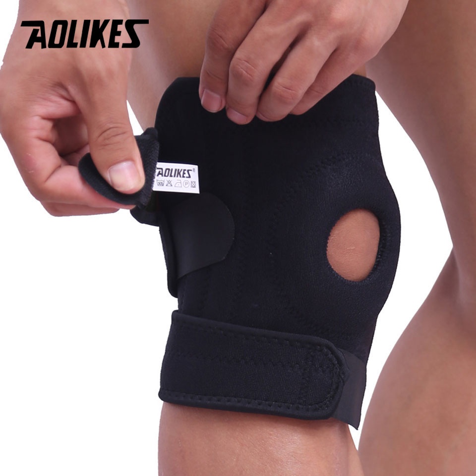 AOLIKES 1 Pcs Pain Relief Injury Recovery Knee Brace Patella Gel Pads ...