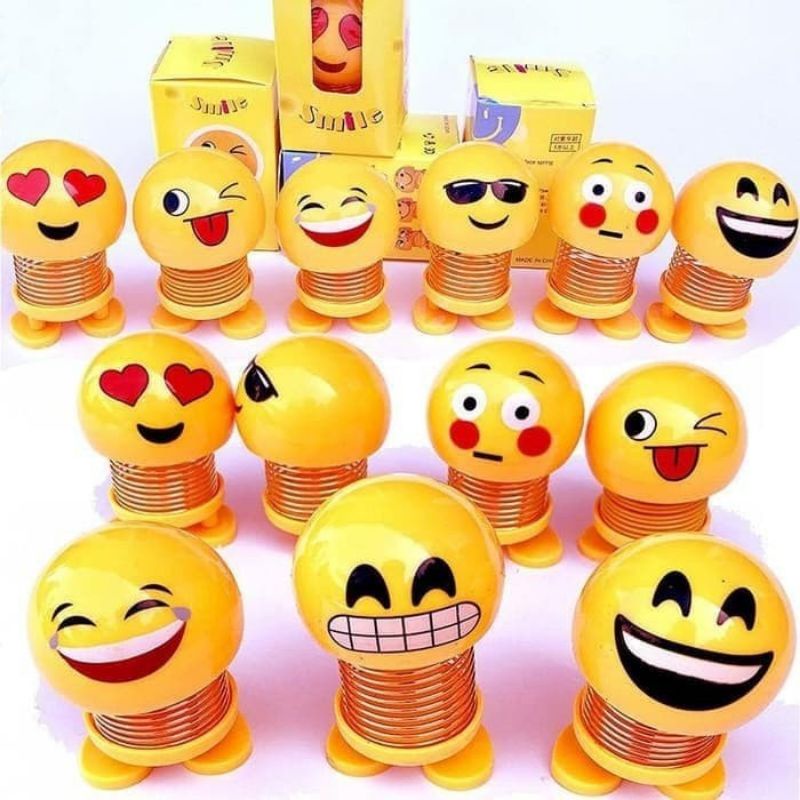Rocking Emoticon Dolls - Emoji Dolls - Dashboard Display Emoticon Dolls ...
