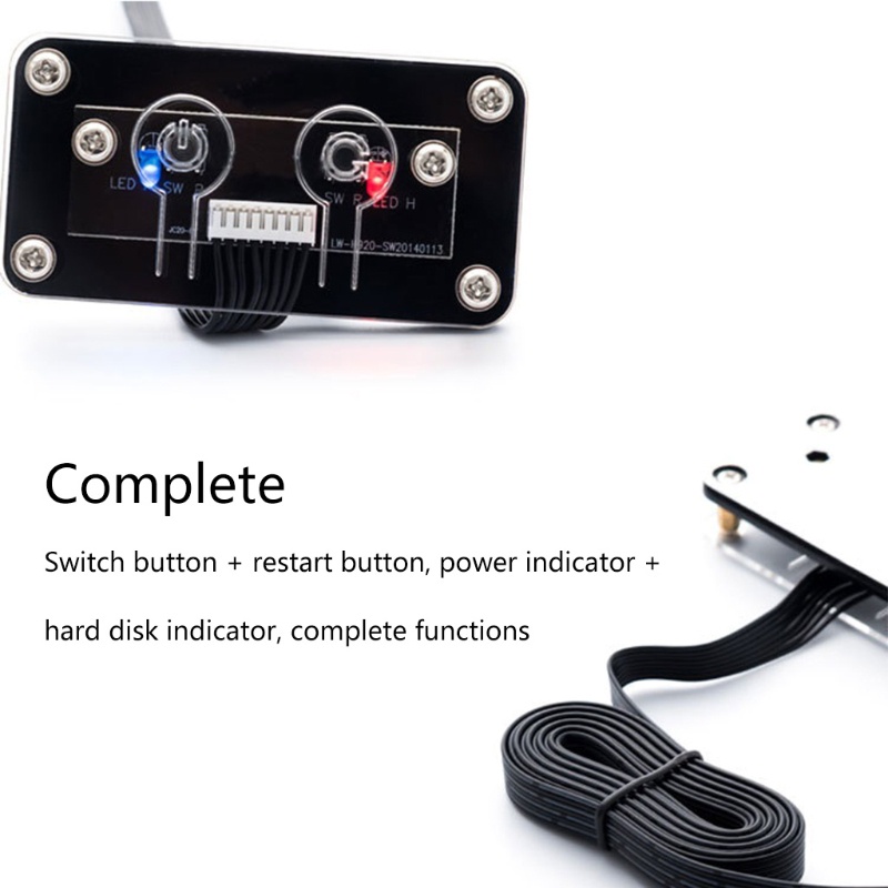 Cons PC Desktop Computer Switch External Power Switch PC for Case Power ...