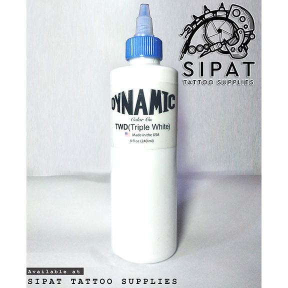 DYNAMIC TRIPLE WHITE 8oz Ink Bottle | Shopee Philippines