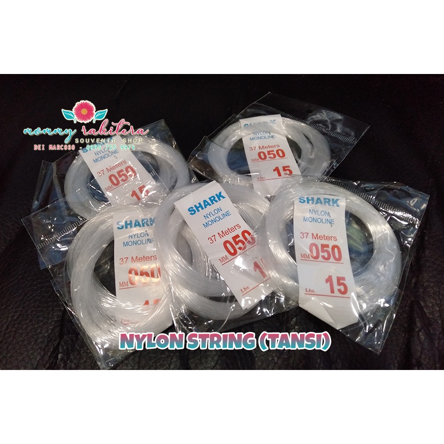 Shark Nylon String (Tansi) for Bags/Bracelets/Rosary Making | Shopee ...
