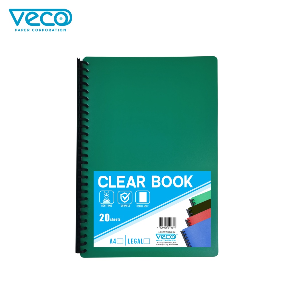 Veco Clear Book Long 20 Refills (1pc) | Shopee Philippines