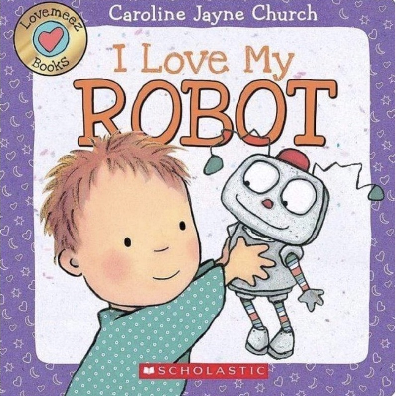 I love my robot Children Board Book Touch and Feel Board Book | Shopee ...