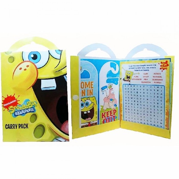 NEW Nickelodeon Spongebob Squarepants Pack Kids Activity Set | Shopee ...