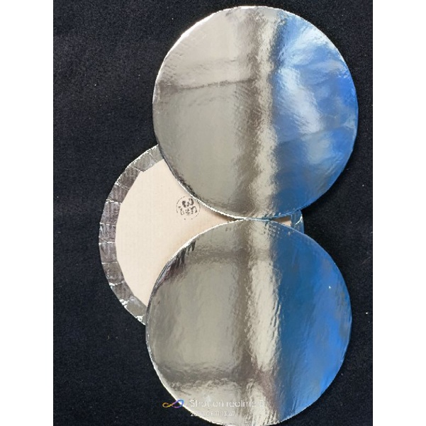 Silver Tart Cake Mat 6 Mm Round 35 Cm | Shopee Philippines