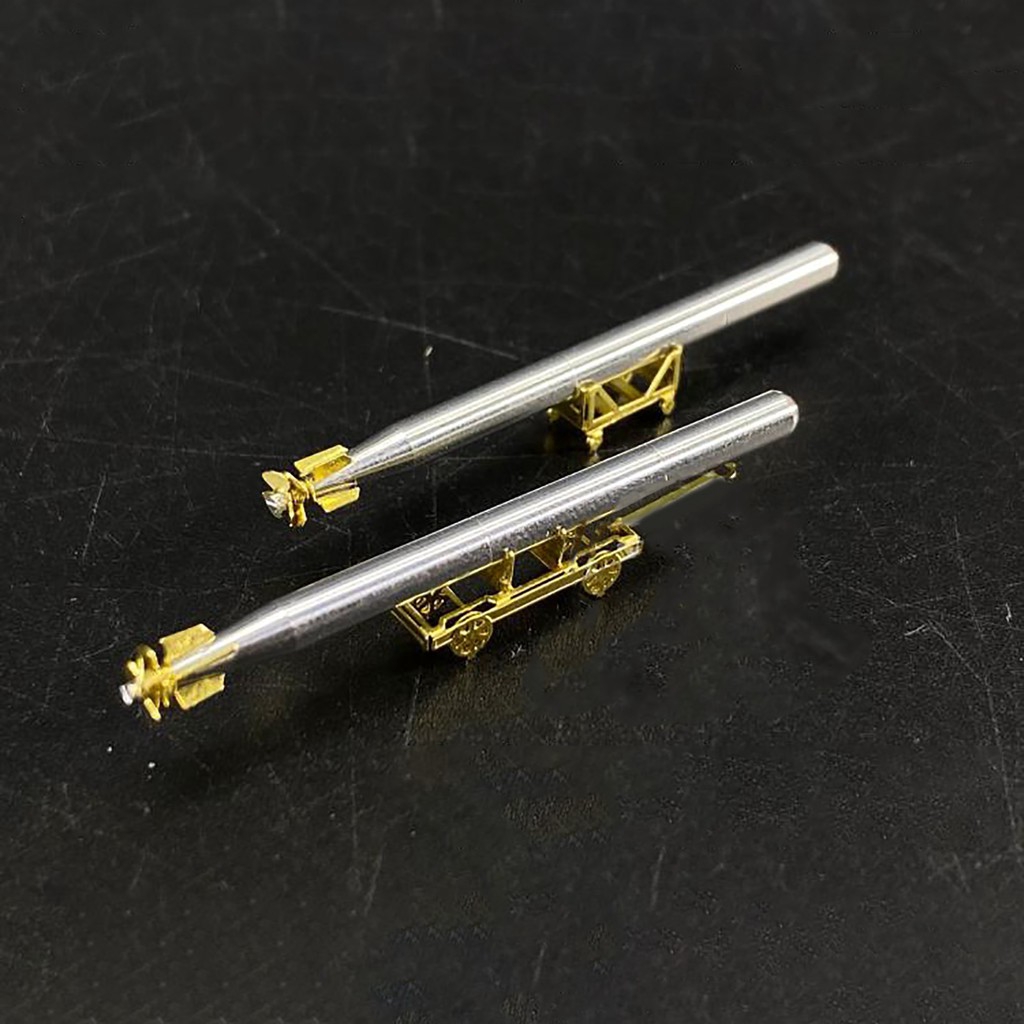 High Simulation Metal Torpedo Model with Carriages for 1/200 Scale ...
