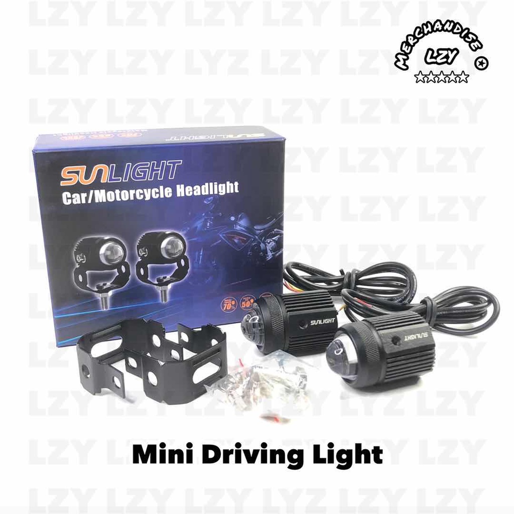 Mini Driving Light High and Low Yellow / White LED Aniti Fog For Cars / Motorcycle Korean Led ...