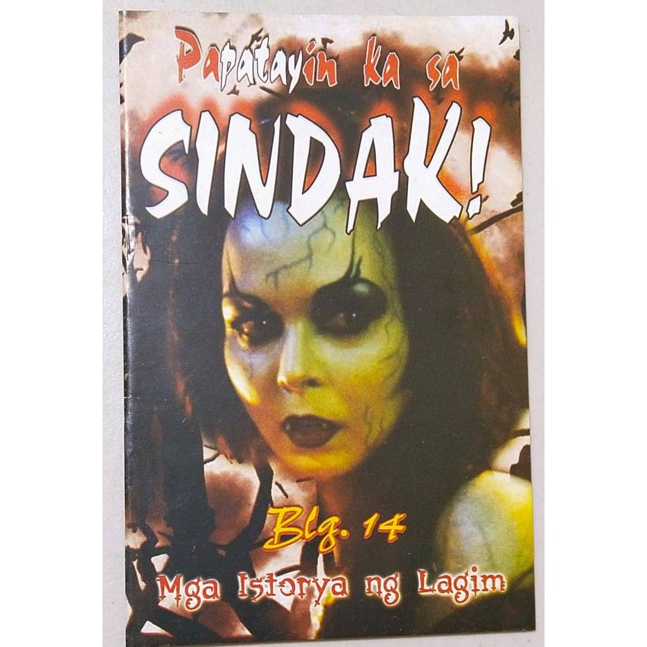 HORROR Book , SINDAK 32 PAGES , NAKAKATAKOT NA KWENTO | Shopee Philippines