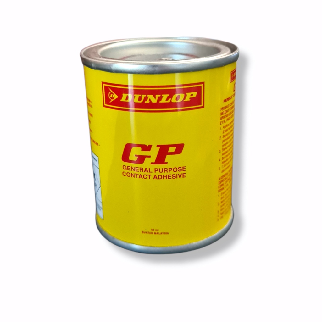 Gp dunlop glue 65ml contact adhesive yellow tin | Shopee Philippines