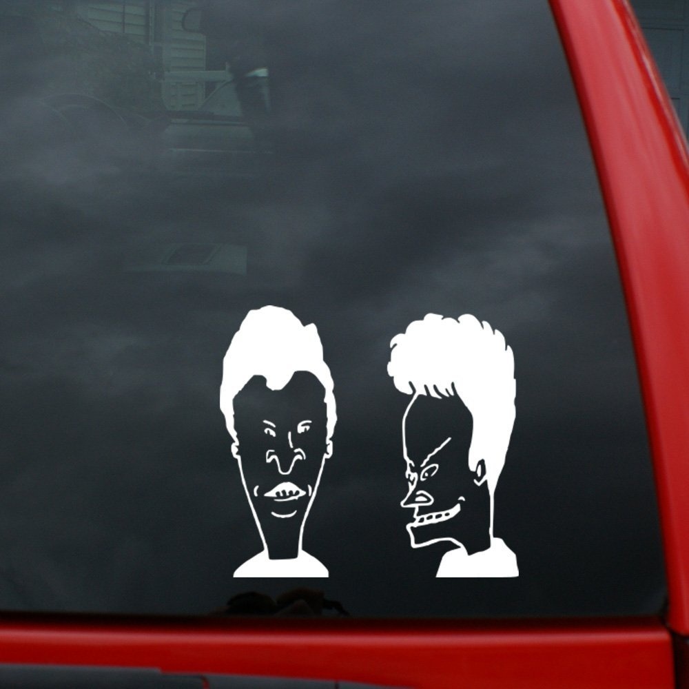 Beavis and Butthead tall Vinyl Decal Window Sticker for Cars, Trucks ...
