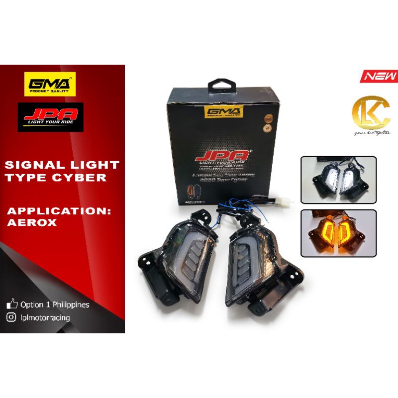 JPA Signal Light for Yamaha Aerox V1 2021-V2 Gravis built-in Parklight ...