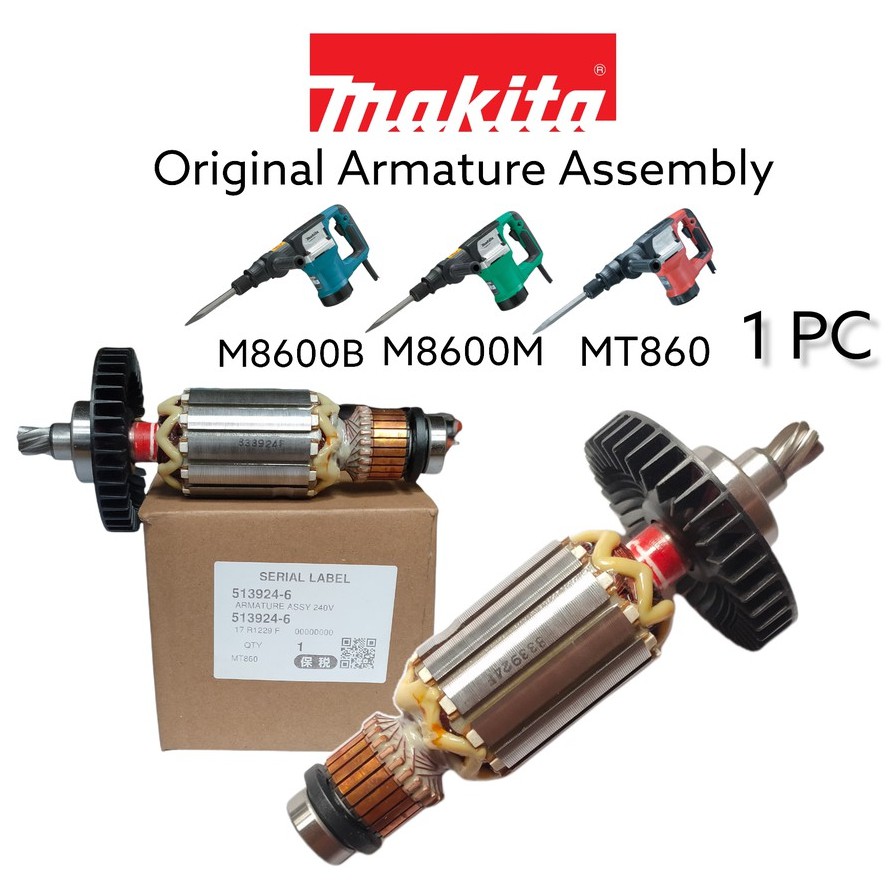 Original Armature Assembly for Chipping Hammer Makita M8600/M8600M ...