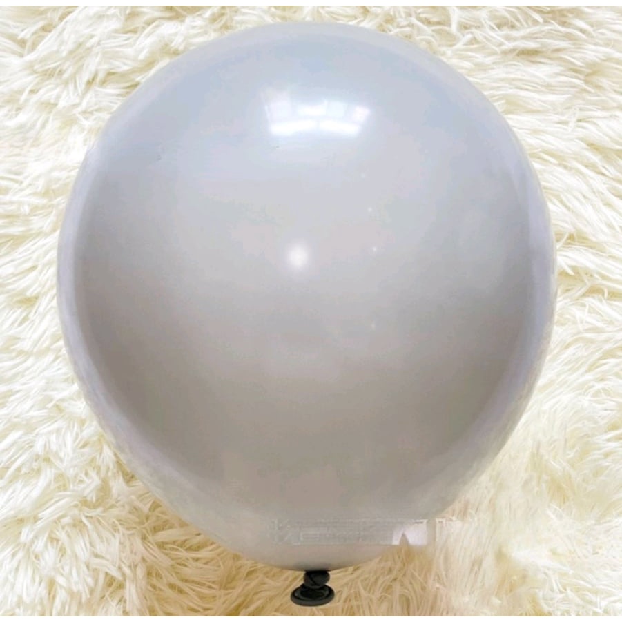10 inch / 12 inch DOVE GREY (ORDINARY) Color Balloon (TEN pcs per pack ...