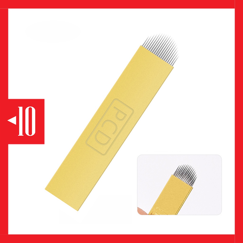 JSG manual needle eyebrow embroidery gold PCD microneedle hd brow ...