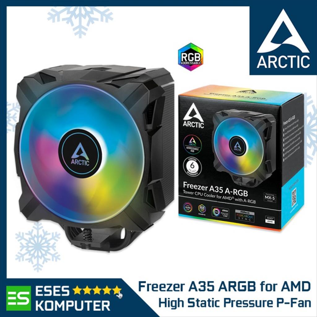 HSF Arctic Freezer A35 A-RGB for AMD | CPU Cooler Tower | ARGB Sync ...