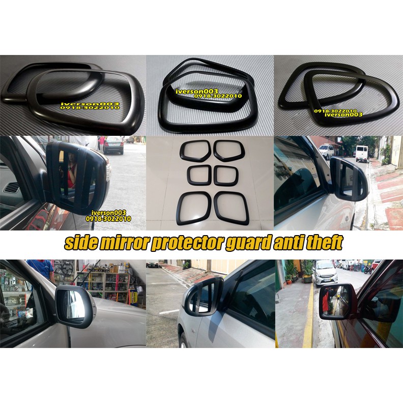 side mirror protector guard anti theft (fiber) | Shopee Philippines