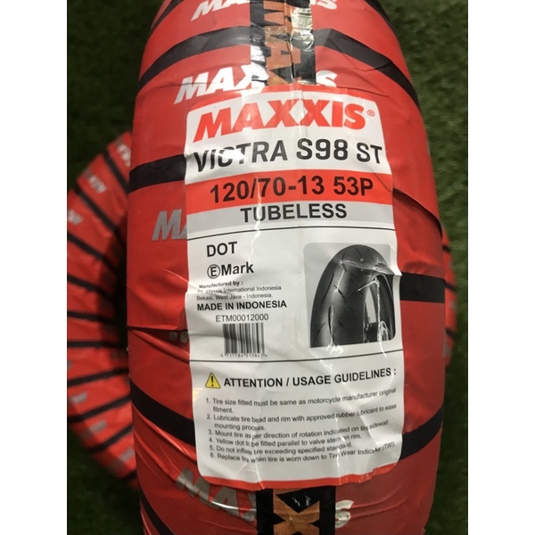 MAXXIS TIRE TUBELESS NMAX & AEROX by 13 I by 14 (FREE PITO & SEALANT ...