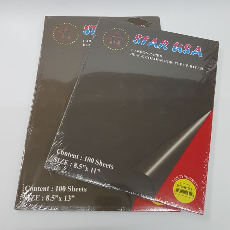 STAR USA Carbon Paper 100sheets and 10sheets per pack copy paper ...