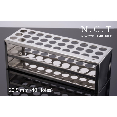 Aluminum Test Tube Rack / Test Tube Rack Aluminum Material 20.5 mm (40 ...