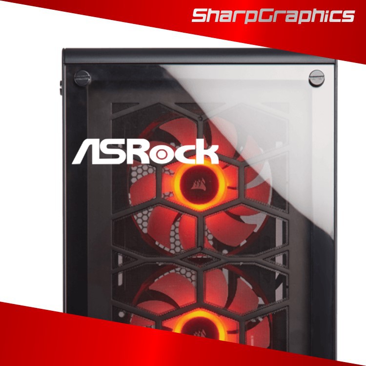 ASROCK CPU Casing Sticker Decal | Shopee Philippines