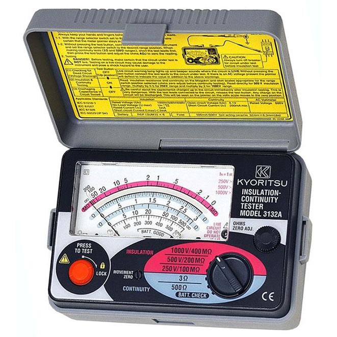 Kyoritsu 3132A Analogue Insulation Continuity Testers | Shopee Philippines