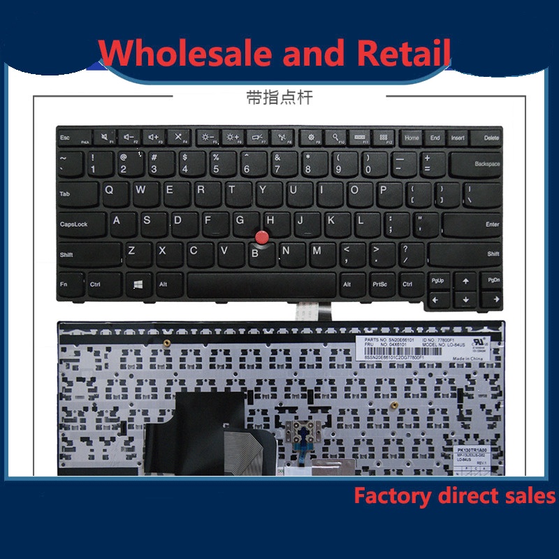 Lenovo ThinkPad E450 E460 e455 e450c w450 e465 Laptop keyboard | Shopee Philippines