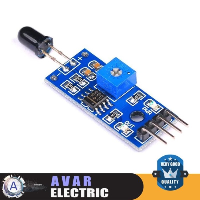 Ir Infrared 4 Pin Flame Detection Sensor Module Fire Detector Arduino Shopee Philippines