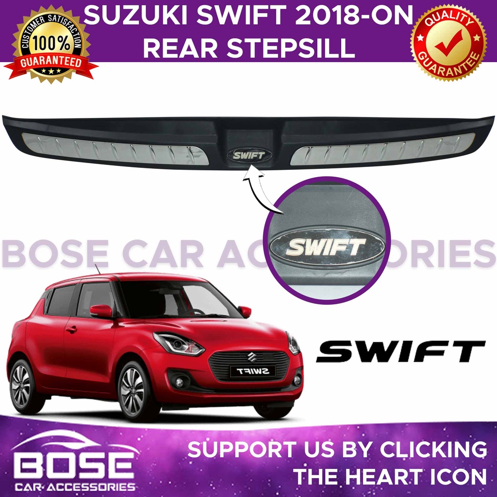 Premium Suzuki Swift 2018 - 2023 Rear Bumper Cover / Rear Stepsill ...