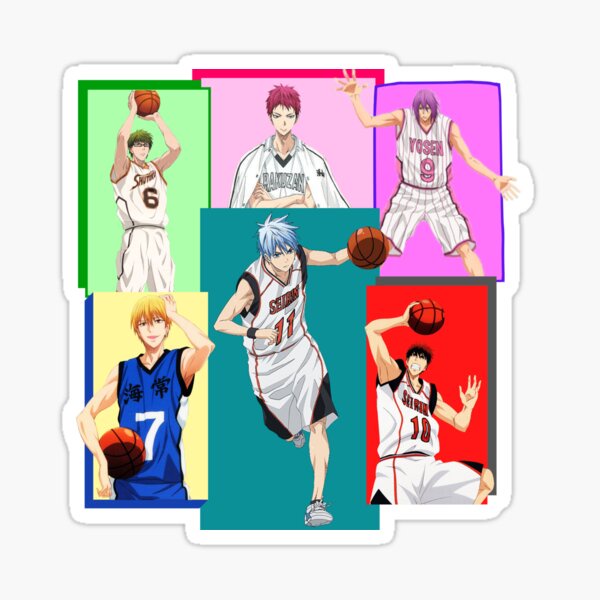 Anime Stickers / Kuroko no Basket Anime Sticker Collection / Laminated ...
