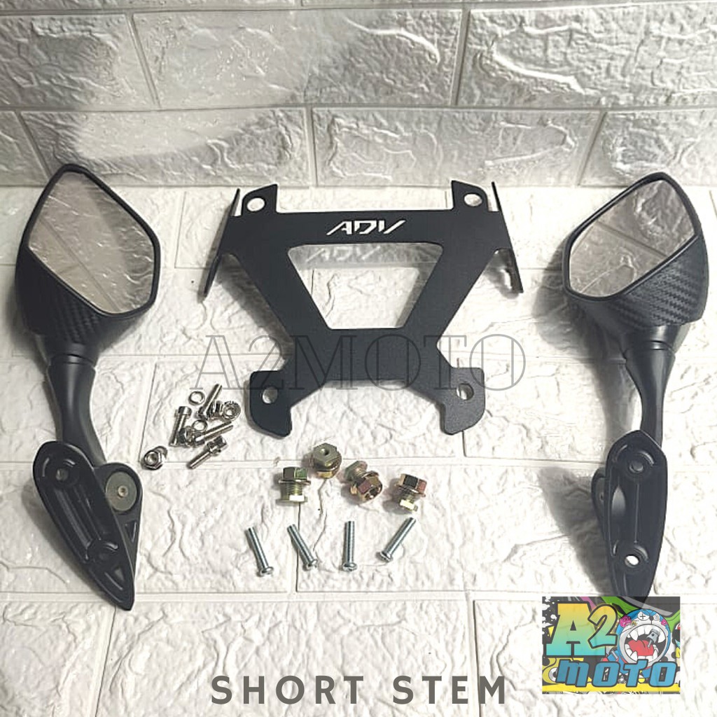 Honda ADV 150 160 Side Mirror with Bracket for Visor Windshield ...