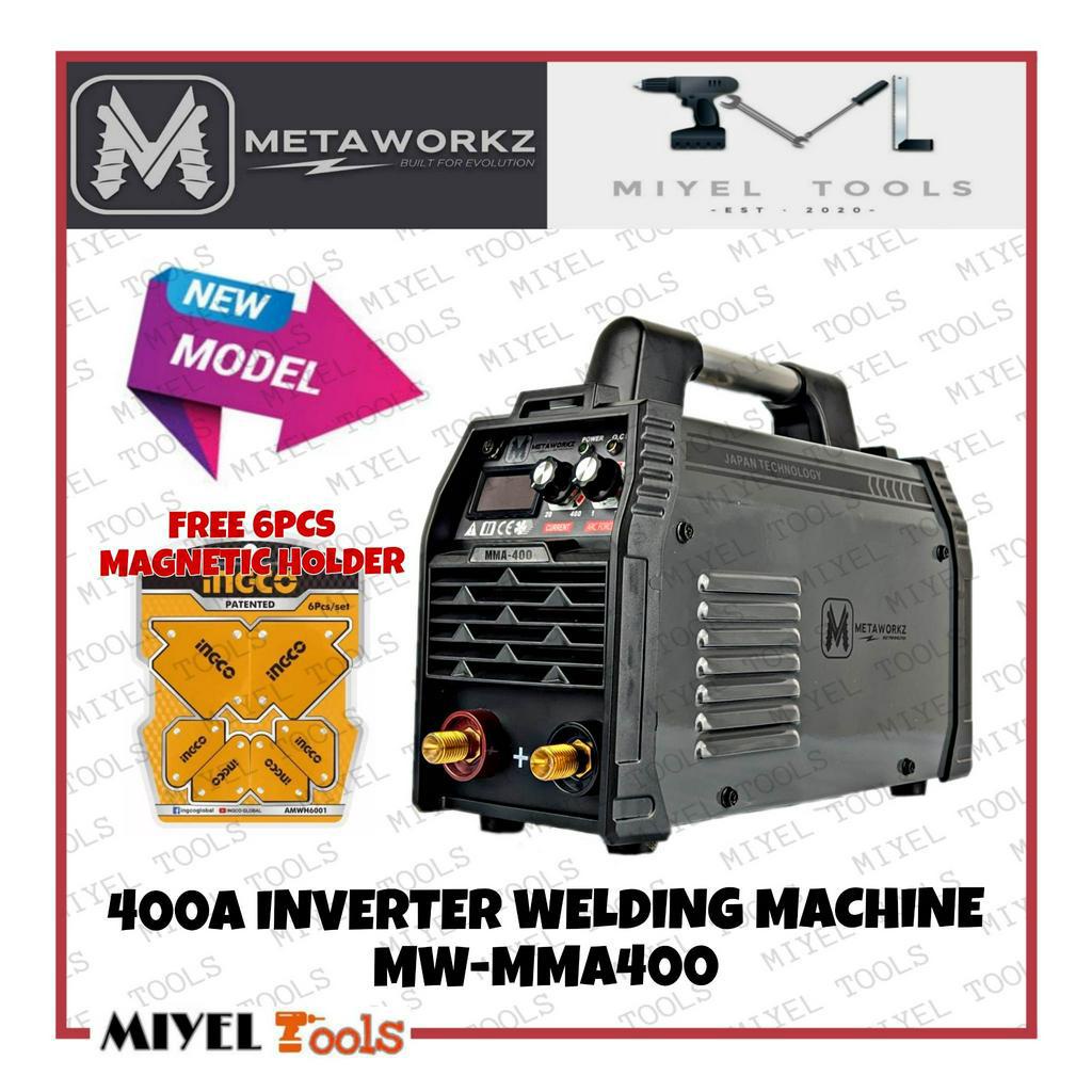 METAWORKZ 400A Portable Inverter Welding Machine MW-MMA400 with FREE ...