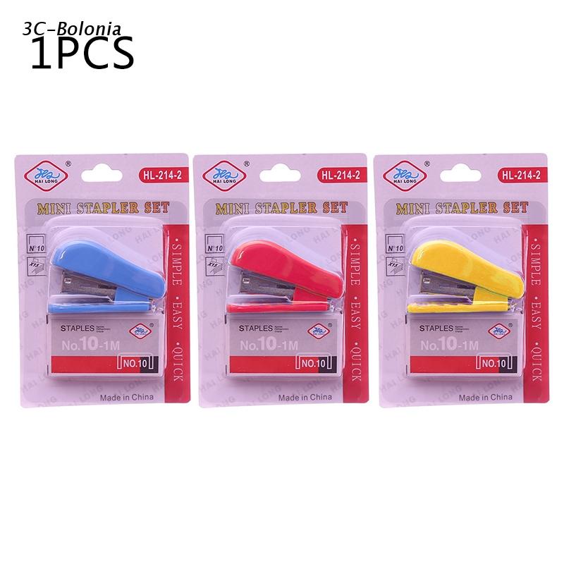 【PC】 Mini Stapler + Staples Built in Staple Remover Cute Cartoon ...