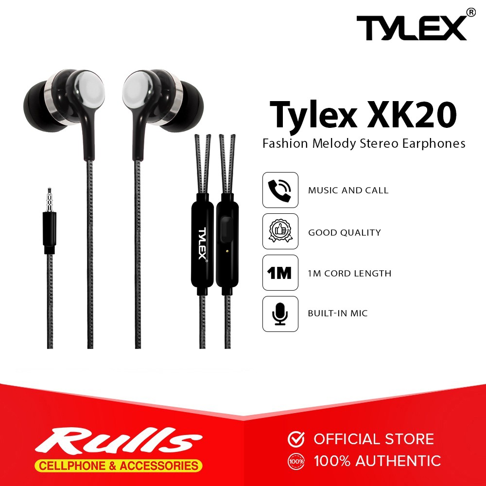 TYLEX XK20 Classic Universal Color Fashion Melody Stereo Earphone ...