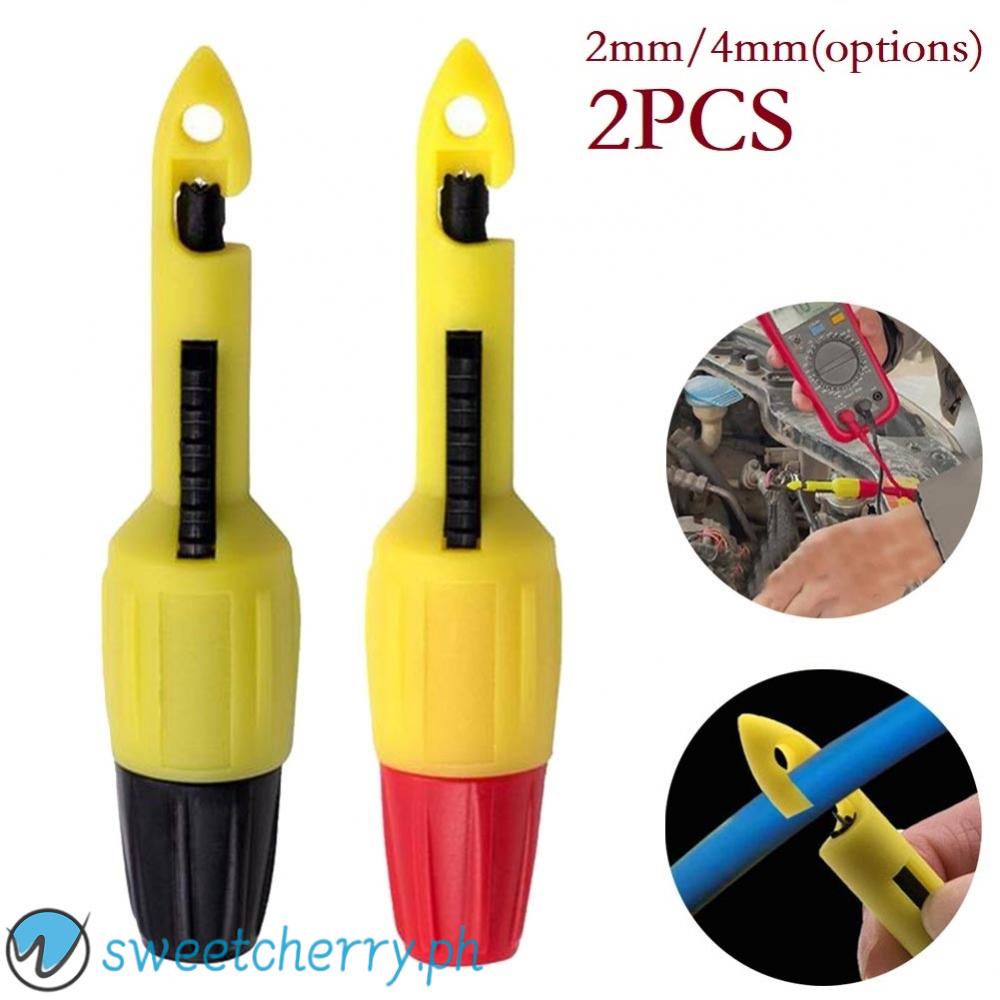 2X Insulation Wire Piercing Puncture Probe Test Hook Clip with Socket ...