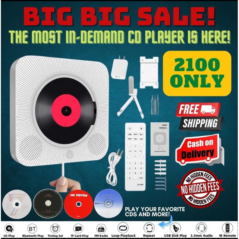 WALL MOUNTABLE CD PLAYER | Shopee Philippines