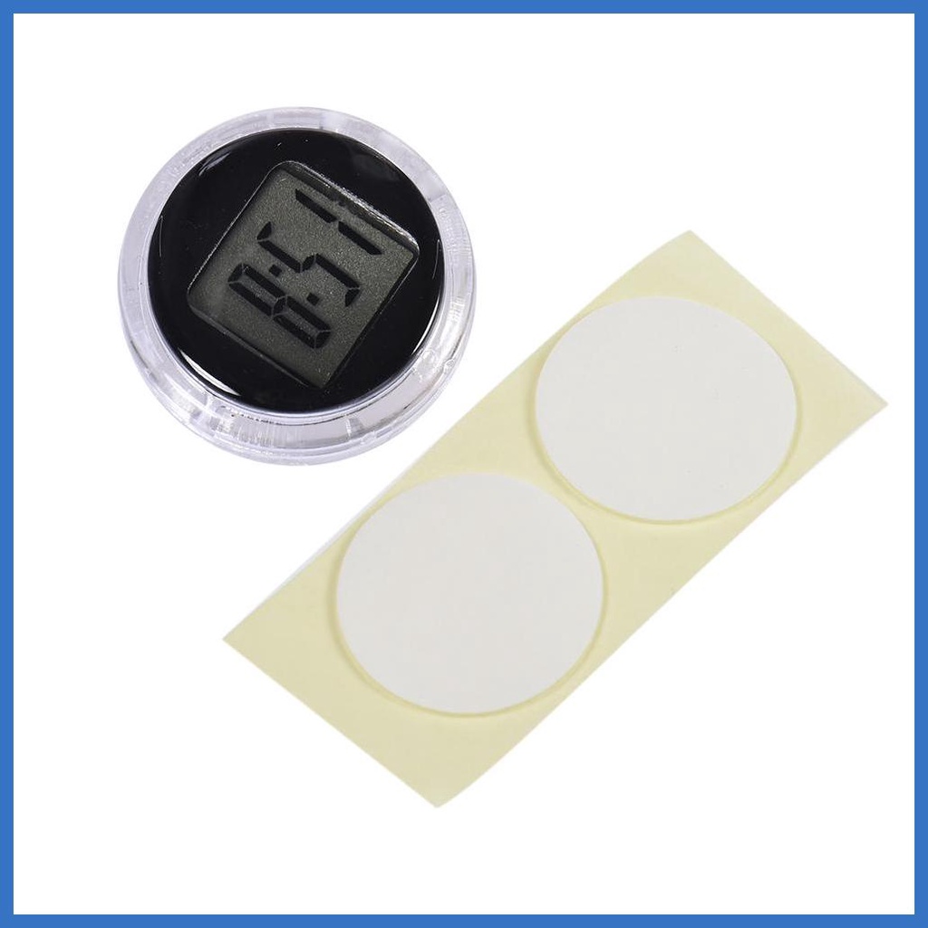Mini Motorcycle Clock Stick- Waterproof Electronic Watch Moto Digital ...