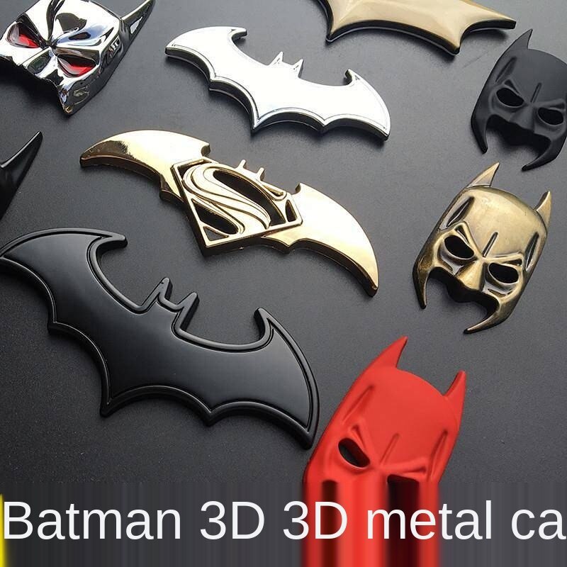 Car Personality Batman Car Badge Modification Bat Car Body Stickers ...