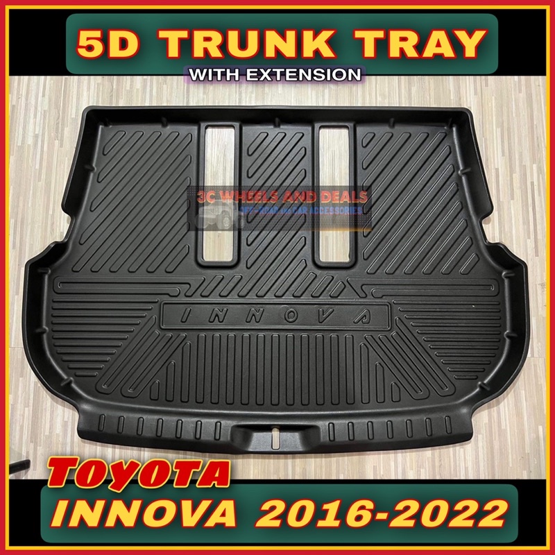 TOYOTA INNOVA 2016-2024 5D TRUNK TRAY WITH EXTENSION (innova ...