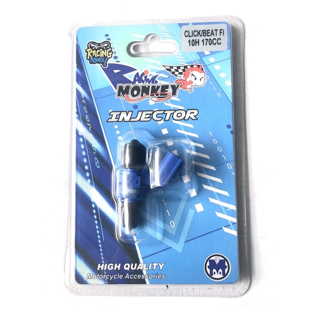 RACING MONKEY FUEL INJECTOR CLICK/BEATFi/XRM125 FI 10 HOLES | Shopee ...